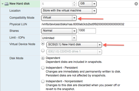 Howto convert a physical RDM into a VMDK disk - Virtual To The Core