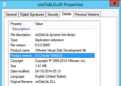 Which VDDK libraries version I'm using in Veeam Backup & Replication? - Virtual To The Core