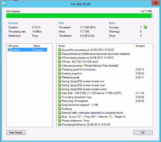 Veeam Backup and VIX libraries: howto backup networkless VMs using VSS ...