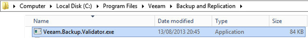 Veeam Backup Validator Check The Consistency Of Your Backup Files Virtual To The Core
