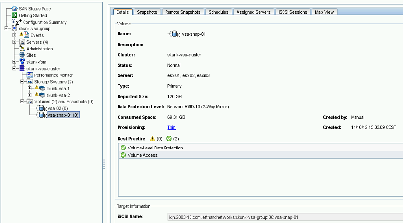 Veeam VESS series 3: configurare le snapshots su HP LeftHand - Virtual ...